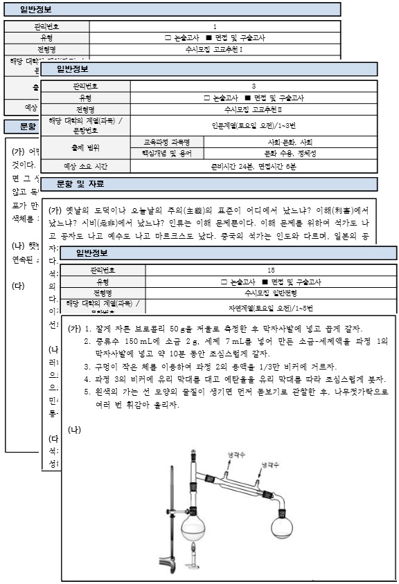 고려대면접 고려대 고교추천12 일반전형 특기자 심층구술면접 강남하이퍼리뷰학원 네이버 블로그