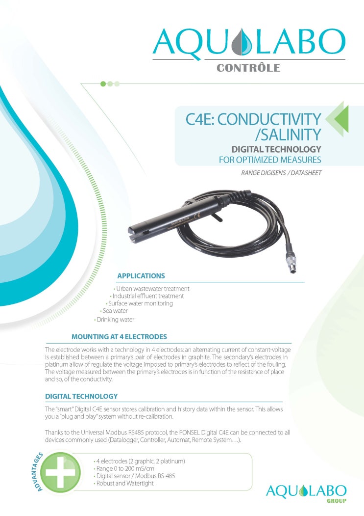 C4E - Digital Conductivity, Salinity Sensor : 네이버 블로그