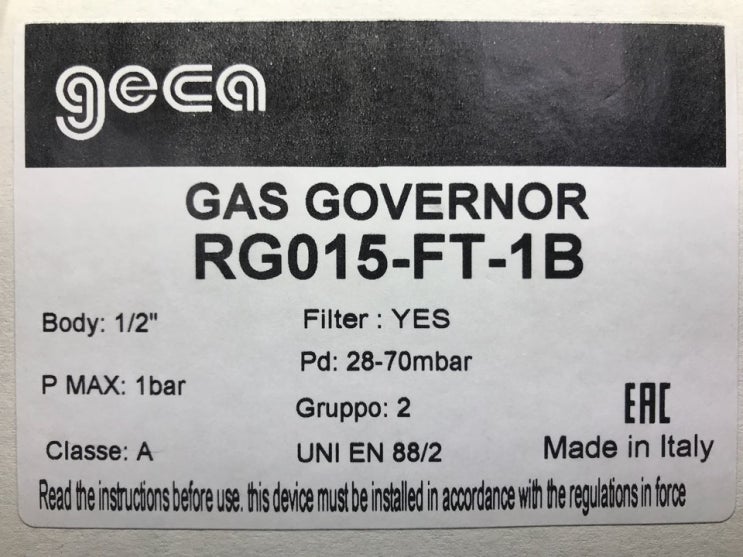 geca 가스 가바나 gas governors : 네이버 블로그