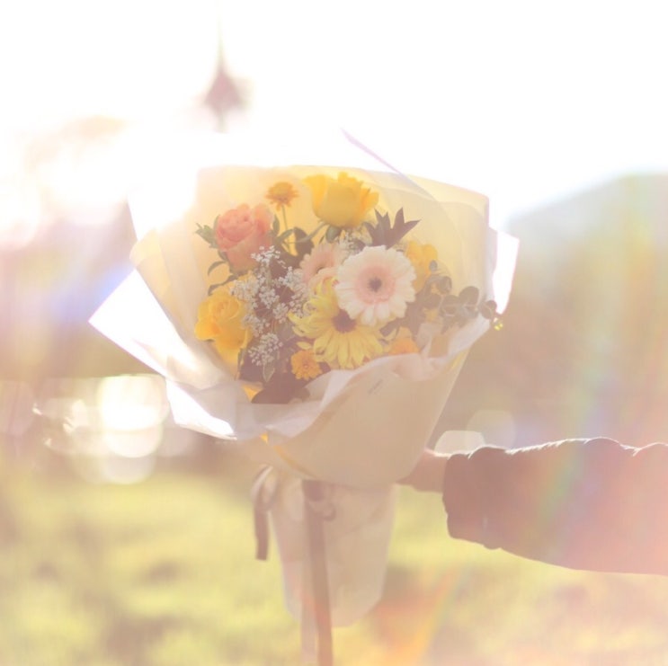 파스텔톤 꽃다발 추석연휴 할머니할아버지께 드리는 꽃다발선물 범박동 힐스테이트 배달 부천꽃집 옥길동꽃집 상동 인천 신중동