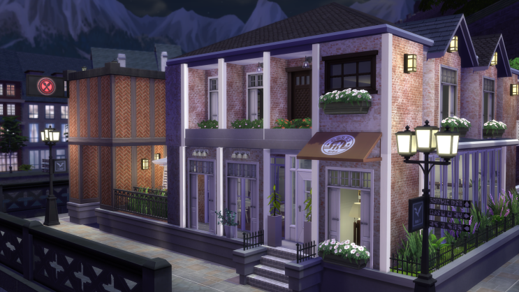 [심즈4 부지 다운로드] 빈든부르크 레스토랑 : 네이버 블로그