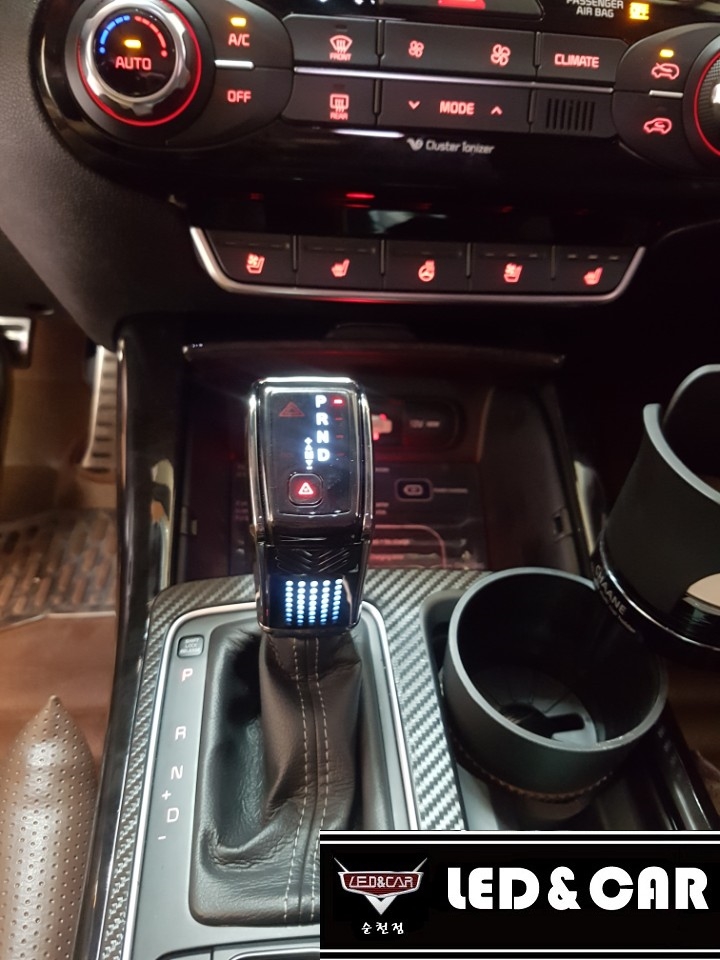 [순천LED튜닝] 올뉴쏘렌토 UM 뉴페이스기어봉 EGS005 순천 엘LED&CAR에서 장착 후기/여수광양LED앤카/기어봉전문 ...