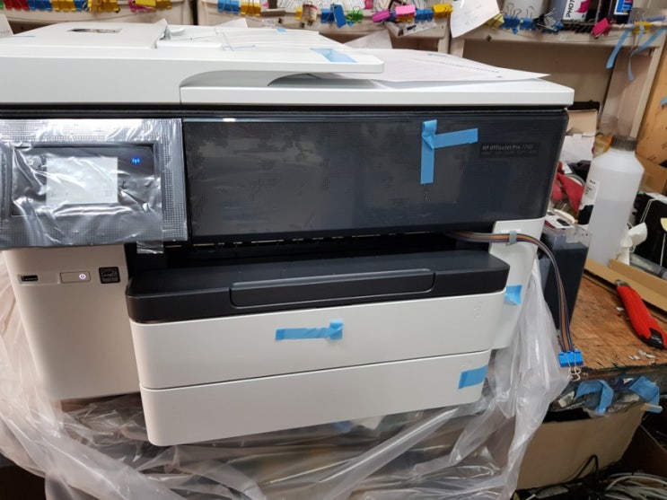 HP최신모델/HP7740/HP officejet pro7740 wideformat/A3복합기/2단용지함 : 네이버 블로그