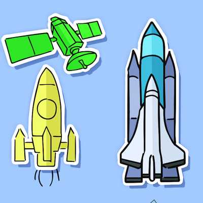 우주선 로켓 인공위성 행성 쉽게 그리기 : 네이버 블로그