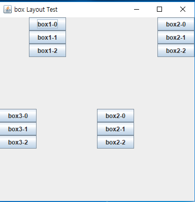 JAVA swing BoxLayout 정렬 (Alignment)예제 : 네이버 블로그