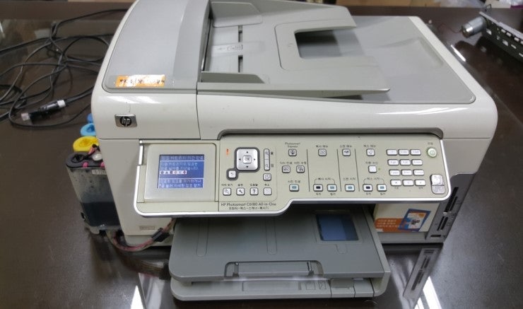 HP Photosmart C6180 All-in-One - 케리지걸림, 02헤드수리 [컴프링크] 용인 동백 죽전 분당 성남 ...