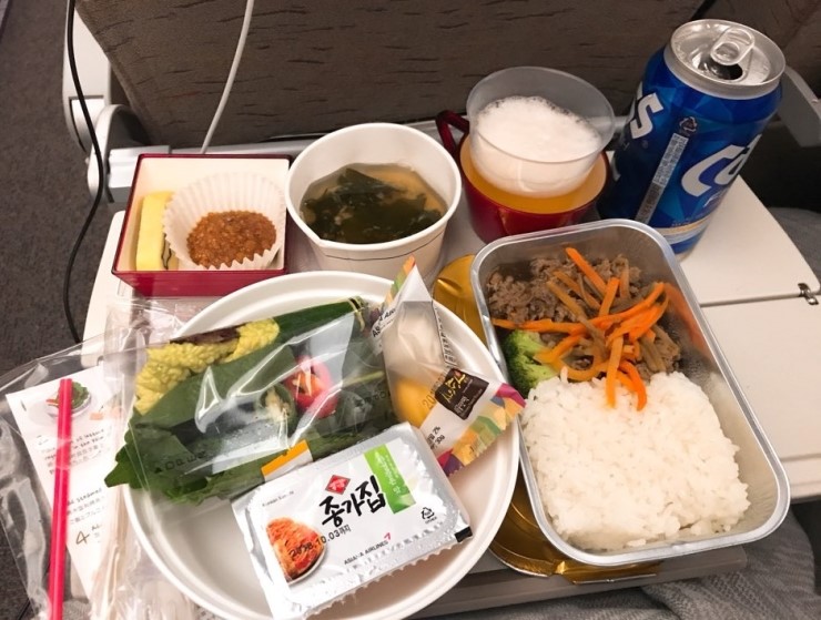 인천↔시애틀 아시아나 기내식 후기 oz271, oz272 : 네이버 블로그