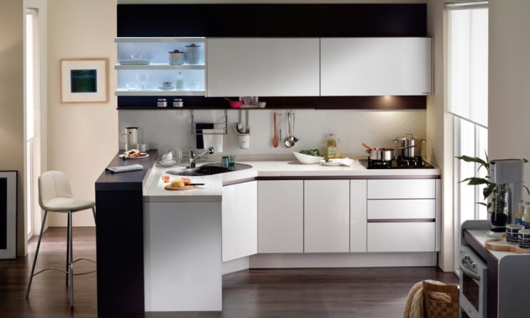 8000 유로 화이트 (-자 카운터형) : 네이버 블로그