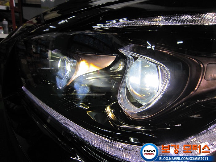 제네시스DH G80 스포츠 LED 헤드램프 작업 : 네이버 블로그