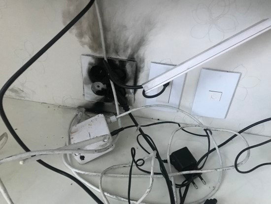 대전시전기 대덕구 송촌동 빌라 콘센트로 인해서 화재 날뻔~ 대전세종충남 전기공사 제이전기입니다 네이버 블로그