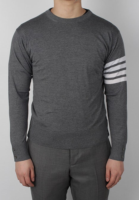 17fw 톰브라운 클래식 메리노 울니트! (그레이,네이비) 톰브라운 정품 남성 니트 : 네이버 블로그