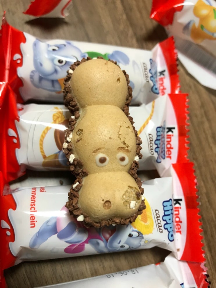 킨더 해피 히포 초콜릿 Kinder Happy Hippo 특이한 모양의 선물하기 좋은 싱가포르 초콜릿 네이버 블로그