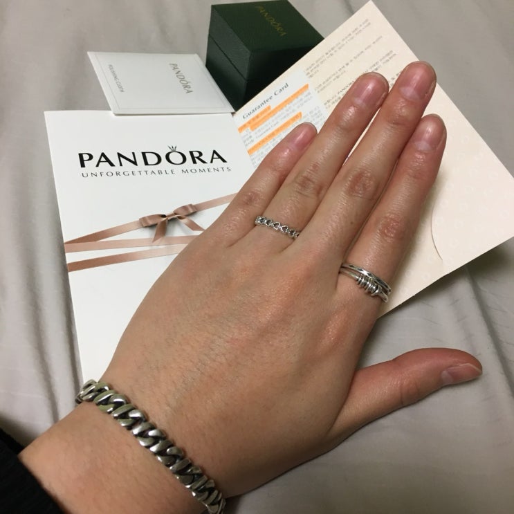 판도라 하트 실버 링(190980-50) :: 레이어드 하기 좋은 링 추천 : 네이버 블로그