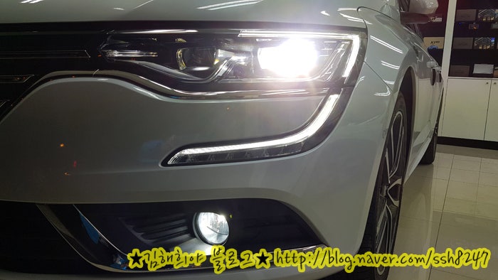 ★김해희야★ ★SM6 LED안개등, LED번호판등 교체 장착 작업^^★ : 네이버 블로그