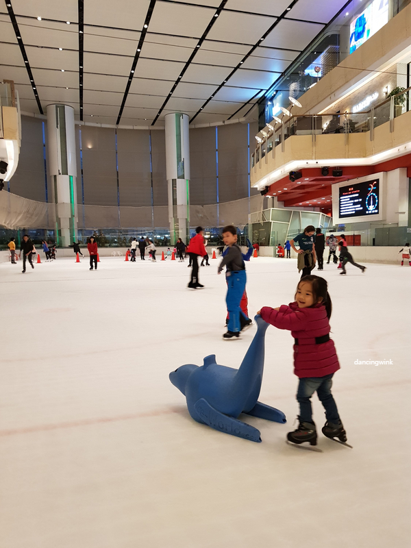Elements Mall(엘리먼츠몰) 아이스링크 더 링크, The Rink, 36개월 아기와 홍콩여행. 만 3세(4세) 아이와 ...