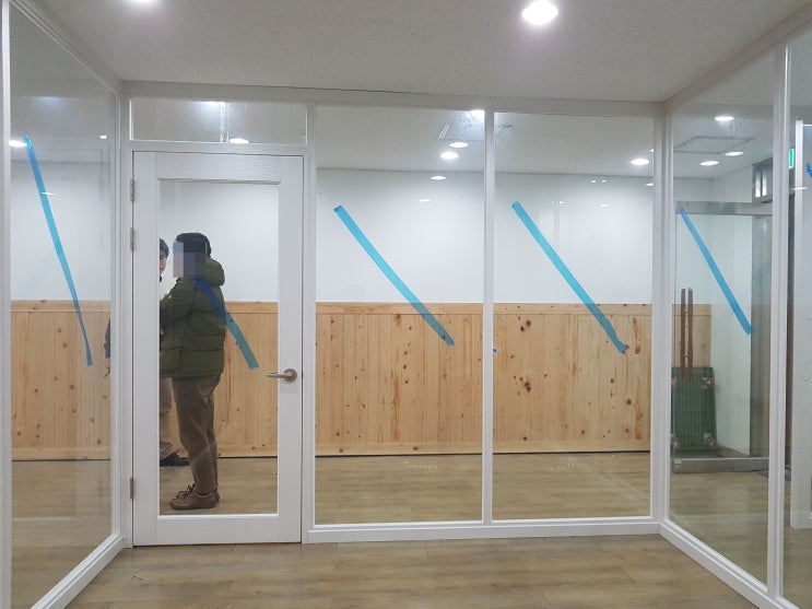 강동구 둔촌동 사무실칸막이공사,유리칸막이 : 네이버 블로그