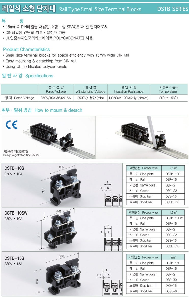 동서전기 소형단자대(DSTB) : 네이버 블로그