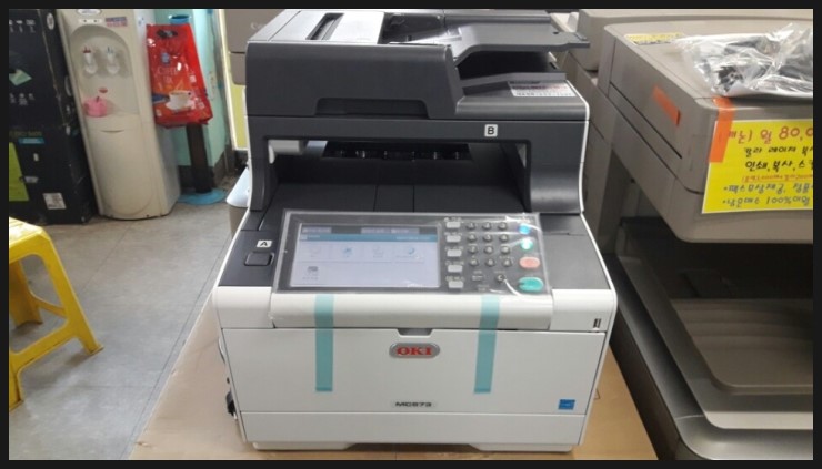 레이저컬러복합기 OKI mc573dn 초기설정방법! : 네이버 블로그