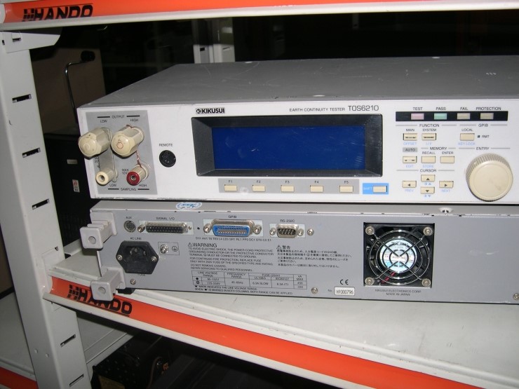 KIKUSUI TOS6210 EATRH CONTINUITY TESTER 60 A 접지저항시험기 : 네이버 블로그