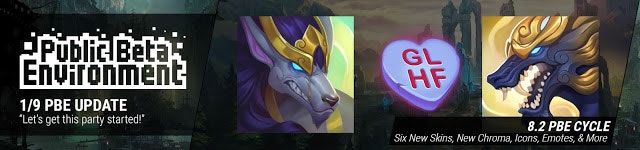 18/1/9 PBE 롤 패치노트 - 2018 설맞이 축제, 발렌타인데이 신규 스킨, 각종 밸런스, 2018 시즌 시작 : 네이버 블로그