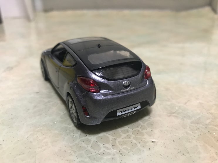 PCT 1:38 현대 벨로스터 다이캐스트 자동차 모형(PCT Hyundai Veloster FS Diecast Model Car ...