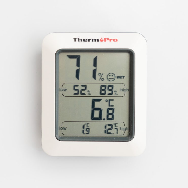 [온도계] Thermopro TP50 - 8달러짜리(만원짜리) 가성비 디지털 온도계 습도계 : 네이버 블로그