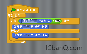 반돌이s 아두이노 강좌 : S4A(스크래치)로 가스감지센서, DC모터 제어하기 : 네이버 블로그