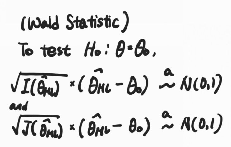 [수리통계학] Wald Statistic 정의와 사용하기! : 네이버 블로그