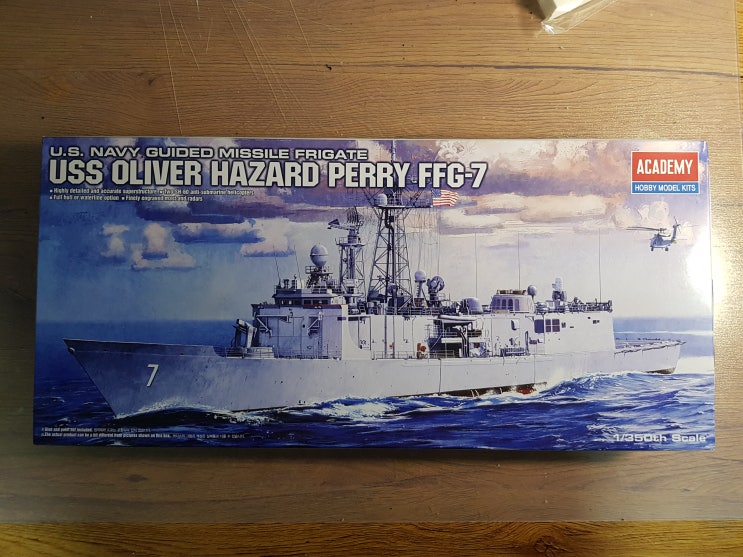 1/350 올리버 해저드 페리 FFG-7 리뷰 : 네이버 블로그