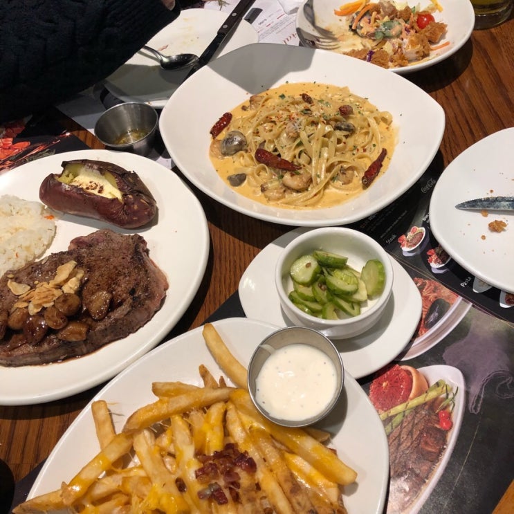 부산 남포동 아웃백 아웃백스테이크하우스 Outback 패밀리레스토랑 투움바파스타오지치즈 남포동 추천메뉴