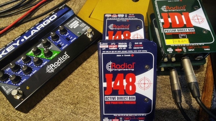 건반전용 믹서 RADIAL KEY LARGO의 실제 음원 테스트 : 네이버 블로그