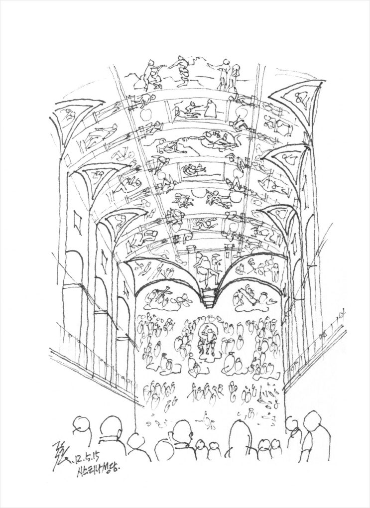 시스티나 성당의 천장화 Ceiling of the Sistine Chapel : 네이버 블로그
