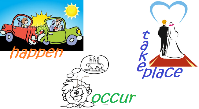 happen, occur, take place 의 차이 : 네이버 블로그