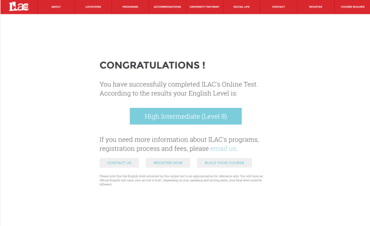 [시험] ILAC 온라인 시험 (ILAC FREE ENGLISH TEST) : 네이버 블로그