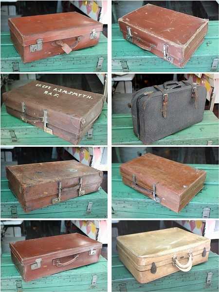 (103~121번) 1900년대 초중반 오리지날 빈티지 여행가방(수트케이스, 가죽가방) 미국 유럽 수입 빈티지인테리어소품 판매 ...