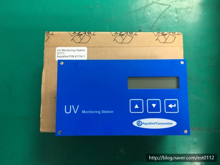 Aquafine UV Monitoring Station OP Panel : 네이버 블로그
