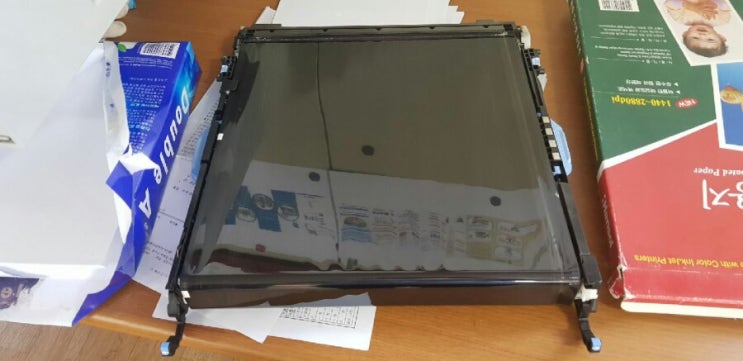 HP Color LaserJet CP5525 출력물 색상줄감 출력물이상 이미지 전송밸트 불량 교체 : 네이버 블로그
