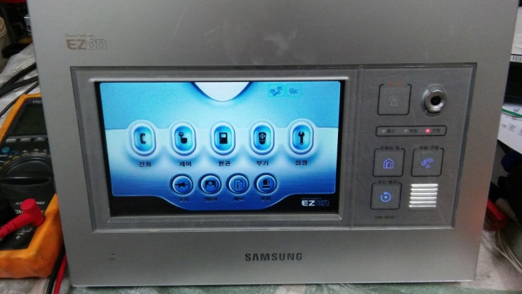 호출시 카메라 영상이 안 나오는 벽산 블루밍 아파트 삼성 이지온(EZON) 홈오토메이션 인터폰 비디오폰 SHN-8070 SHN-8070LV 고장 수리 : 네이버 블로그