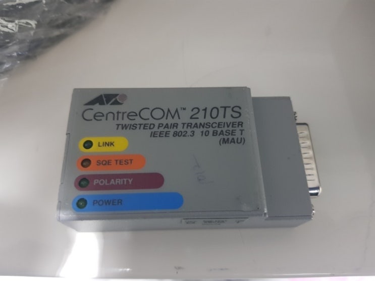 Allied Telesyn Centre-COM 210TS twisted pair transceiver IEEE 802.3 ...