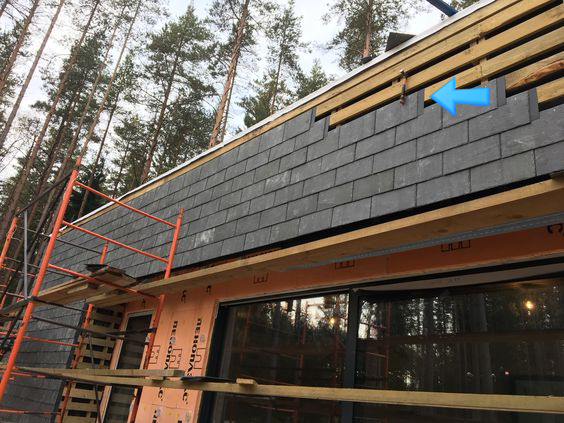 [벽] 방수시트를 활용한 천연슬레이트 벽체시공법 : 네이버 블로그