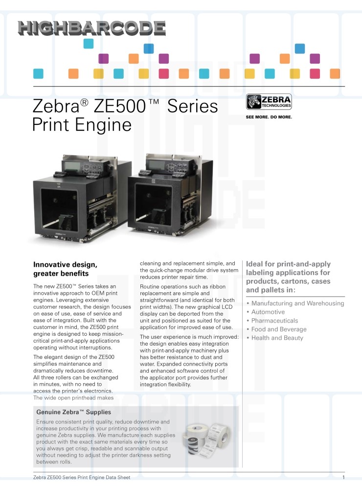 ZEBRA ZE500 : 네이버 블로그