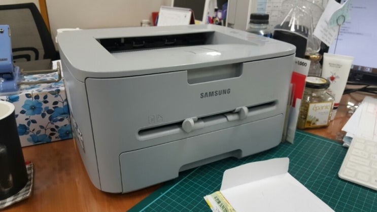 [복합기 임대] 동대문구에 위치한 의류업체의 신도 D420, HP 오피스젯 프로 8710, 삼성 ML - 2580 임대현장 ...