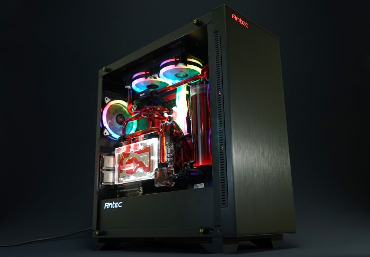 새로운 타워형 케이스 안텍 P110 LUCE 커스텀 수냉 완성! : 네이버 블로그