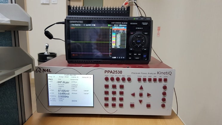 Graphtec(GL840), Power Meter 데이터 연동 : 네이버 블로그