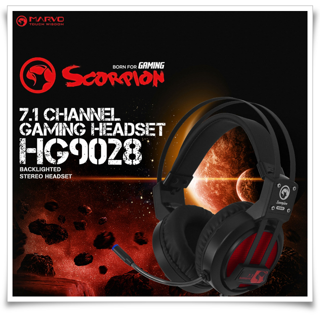 MARVO HG9028 7.1ch LED 게이밍 헤드셋 : 네이버 블로그