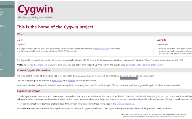 리눅스 애뮬레이터 시그윈 (Cygwin) 설치 : 네이버 블로그