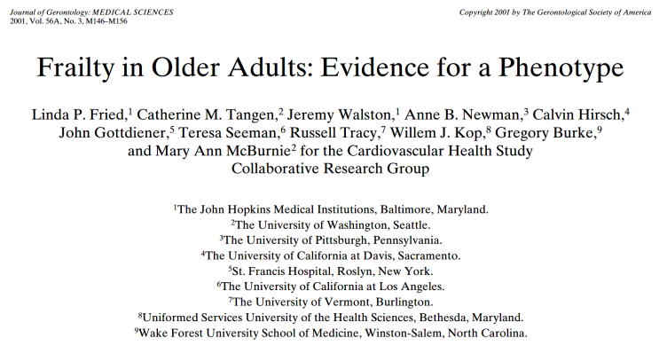 [해외논문분석] Linda P. Fried의 노쇠 (Frailty) (2001) -1부- : 네이버 블로그