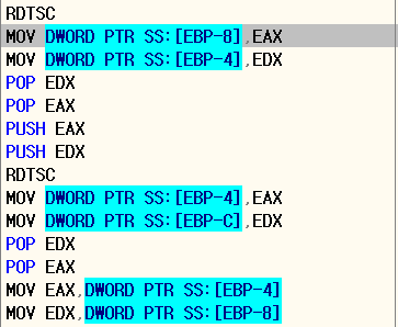 [안티디버깅] 시간차 동적 계산 RDTSC : 네이버 블로그