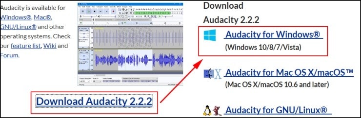소리 편집기 audacity 2.2.2(오다시티) 설치 및 사용 기초 : 네이버 블로그