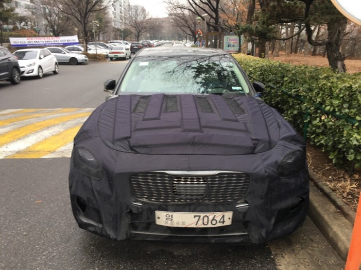 직찍) 기아 k9 후속 모델 위장막 스파이샷 : 네이버 블로그